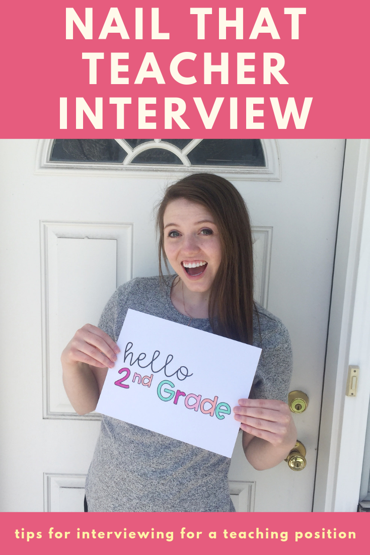 Teacher Interview Tips to Help you Land the Job - Teaching with Kaylee B