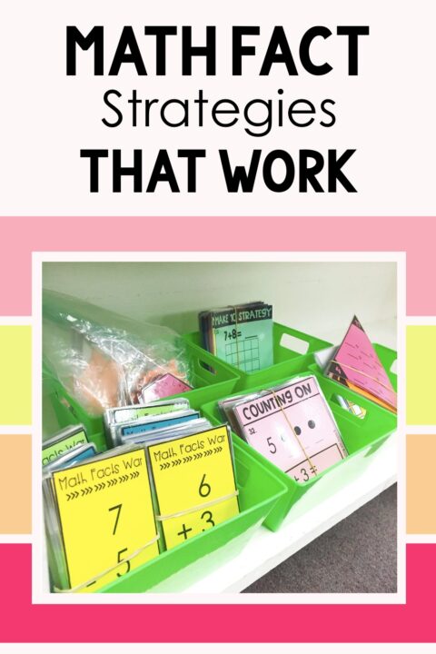 Math Fact Strategies That Work - Teaching with Kaylee B