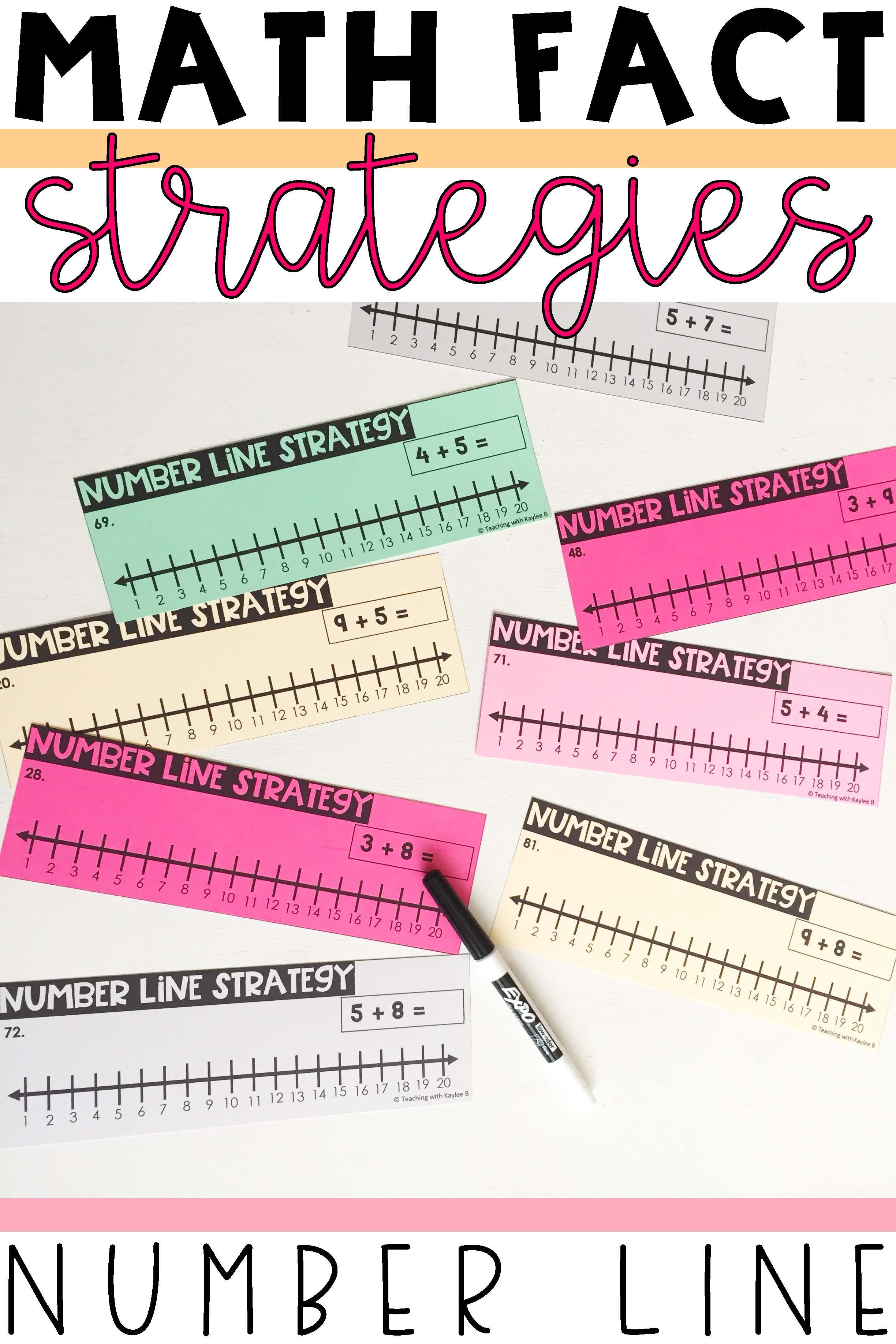 Math Fact Strategies That Work Teaching With Kaylee B