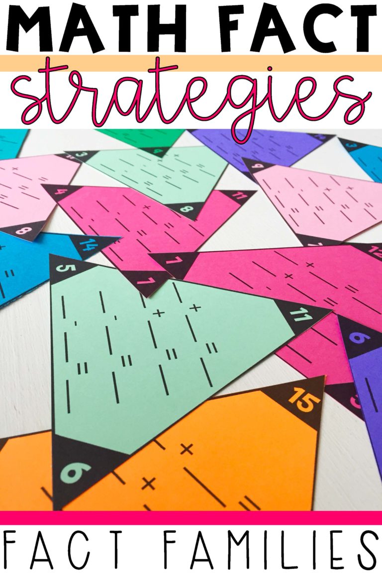 Math Fact Strategies That Work - Teaching with Kaylee B