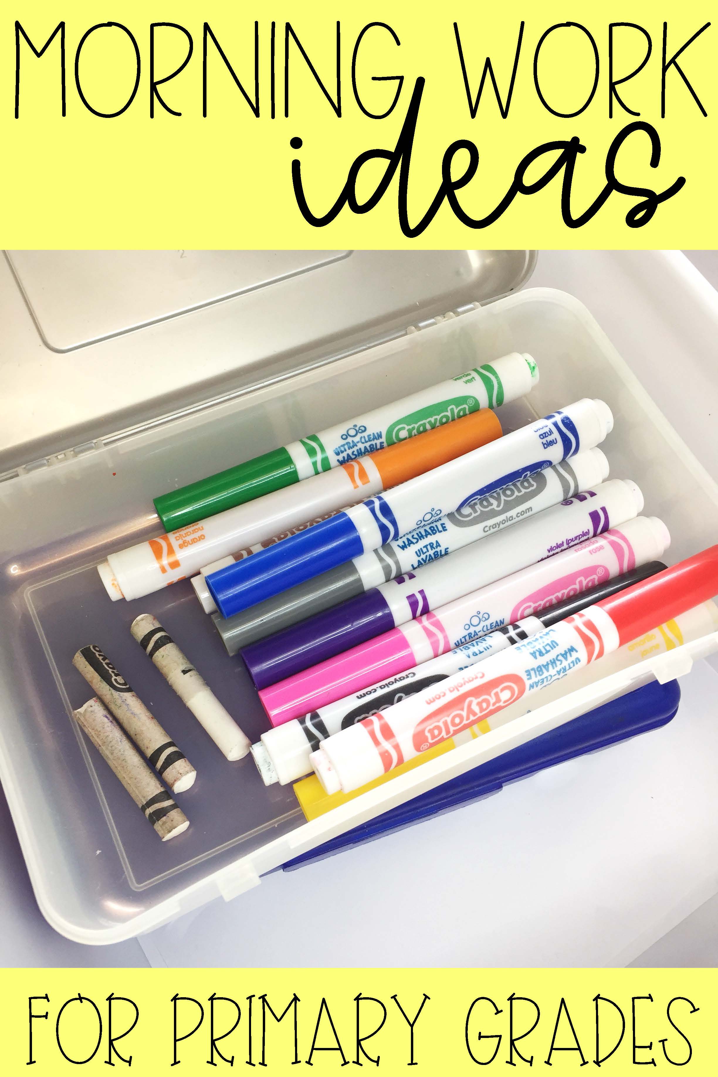 Ideas For Morning Work In Primary Grades Teaching With Kaylee B Ideas For Morning Work In Primary Grades Teaching With Kaylee B