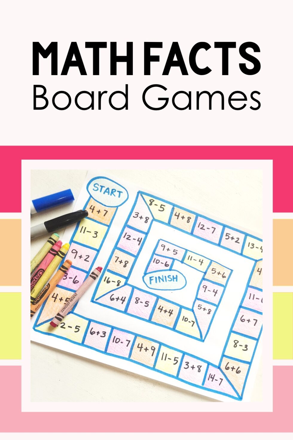 How to Make Math Facts Fun - Teaching with Kaylee B