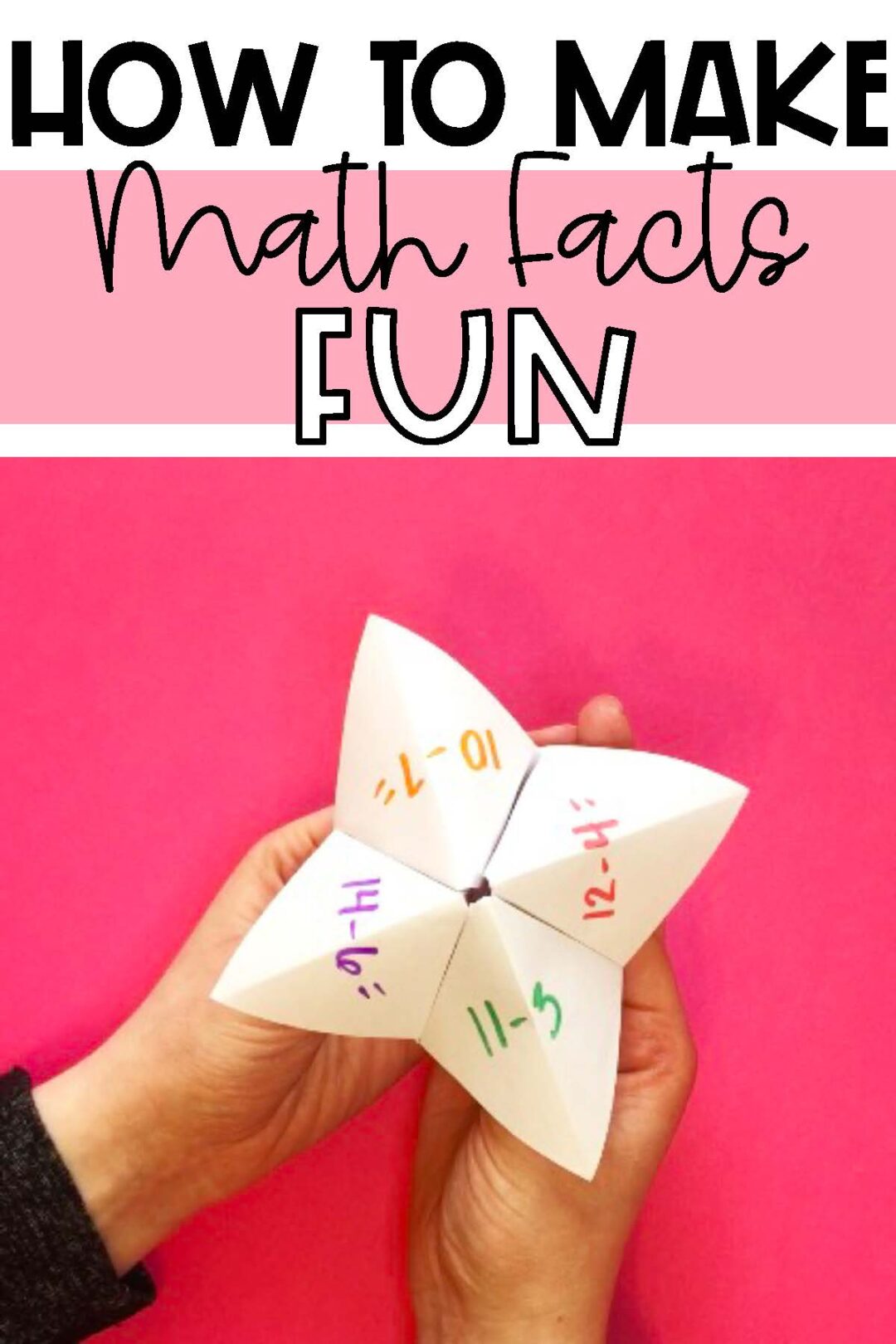 How to Make Math Facts Fun - Teaching with Kaylee B