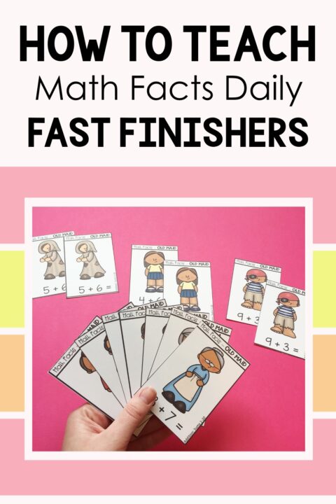 How to Teach Math Facts Daily - Teaching with Kaylee B