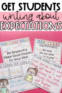How to Make a Classroom Agreement for Elementary - Teaching with Kaylee B