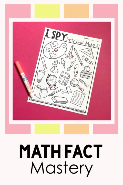 The 3 Stages of Math Fact Mastery - Teaching with Kaylee B