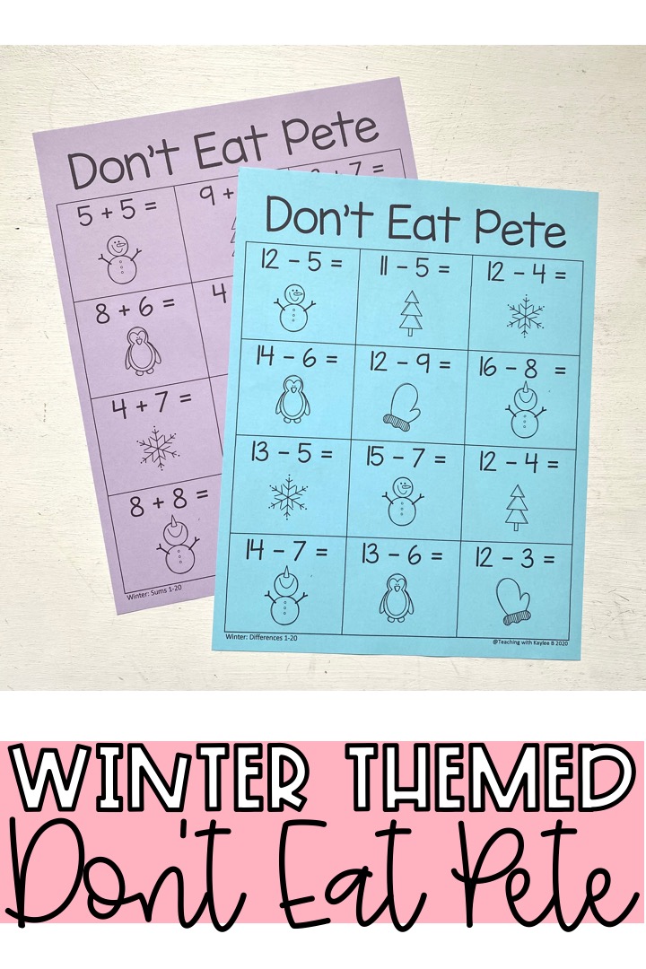 5 Math Activities Perfect for the Winter Season - Teaching with Kaylee B