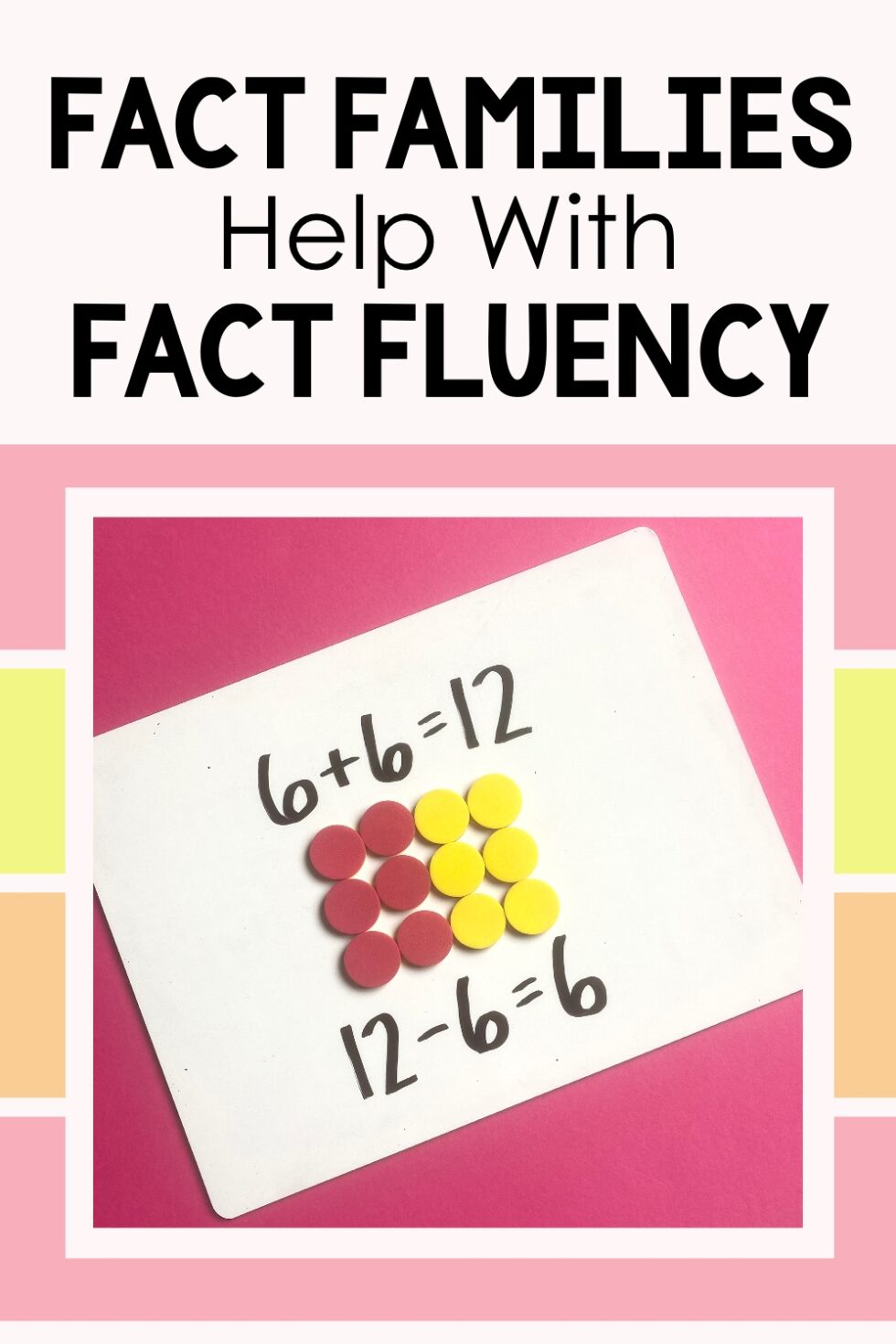 3 Reasons Why You Need To Teach Fact Families - Teaching with Kaylee B