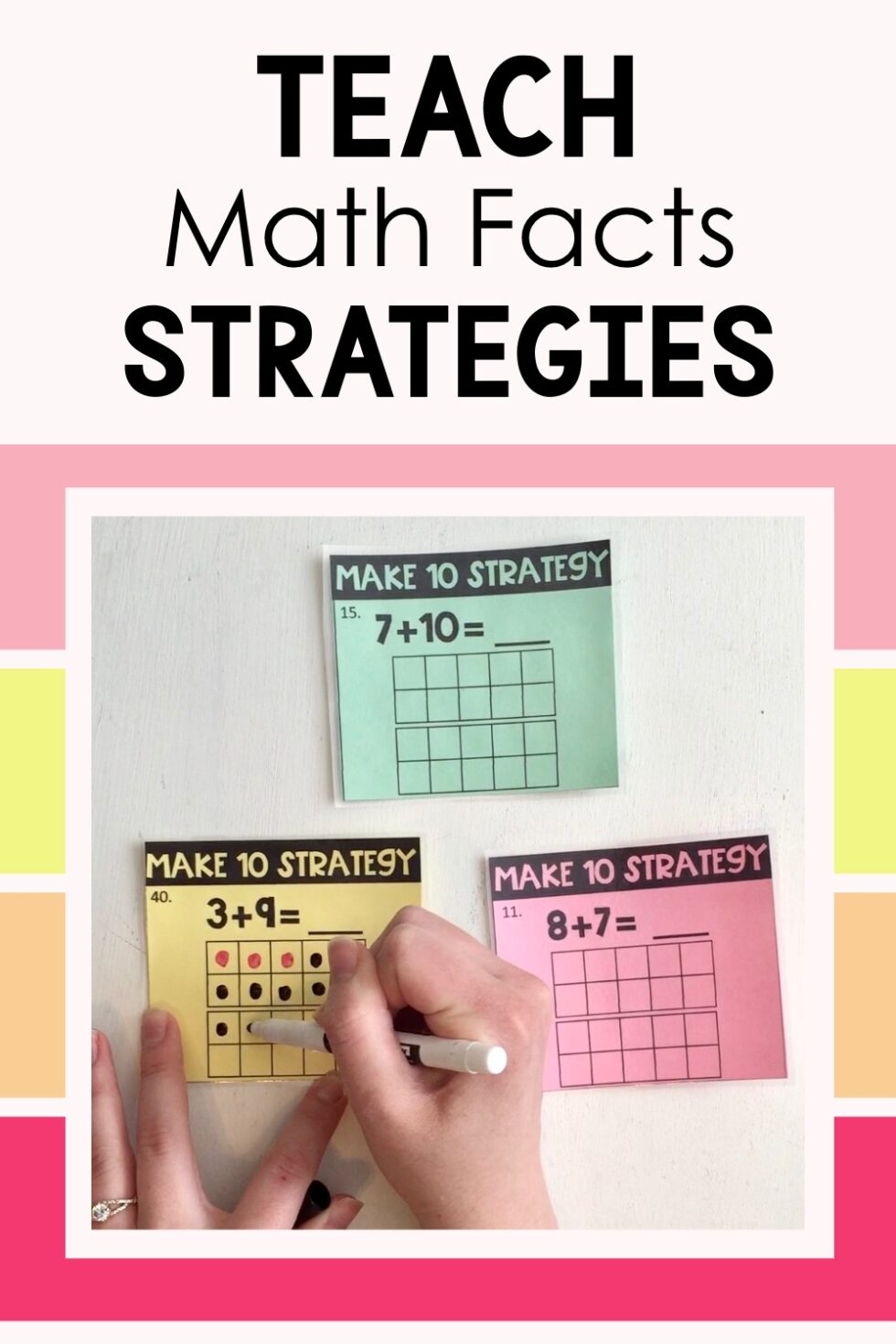 Fact Fluency - 5 Ways to Help Struggling Students - Teaching with Kaylee B