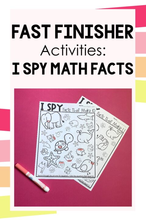 12 Fast Finishers Activities That Are So Fun - Teaching with Kaylee B