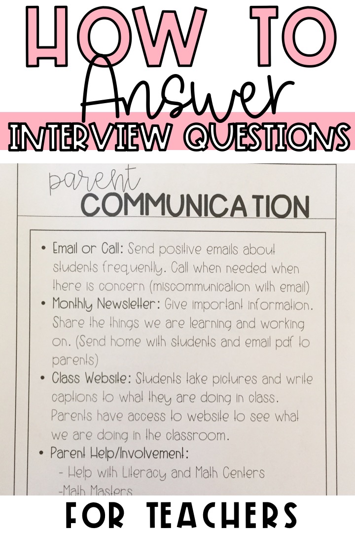 Situational Interview Questions For Teachers Situational Interview Questions For Teachers