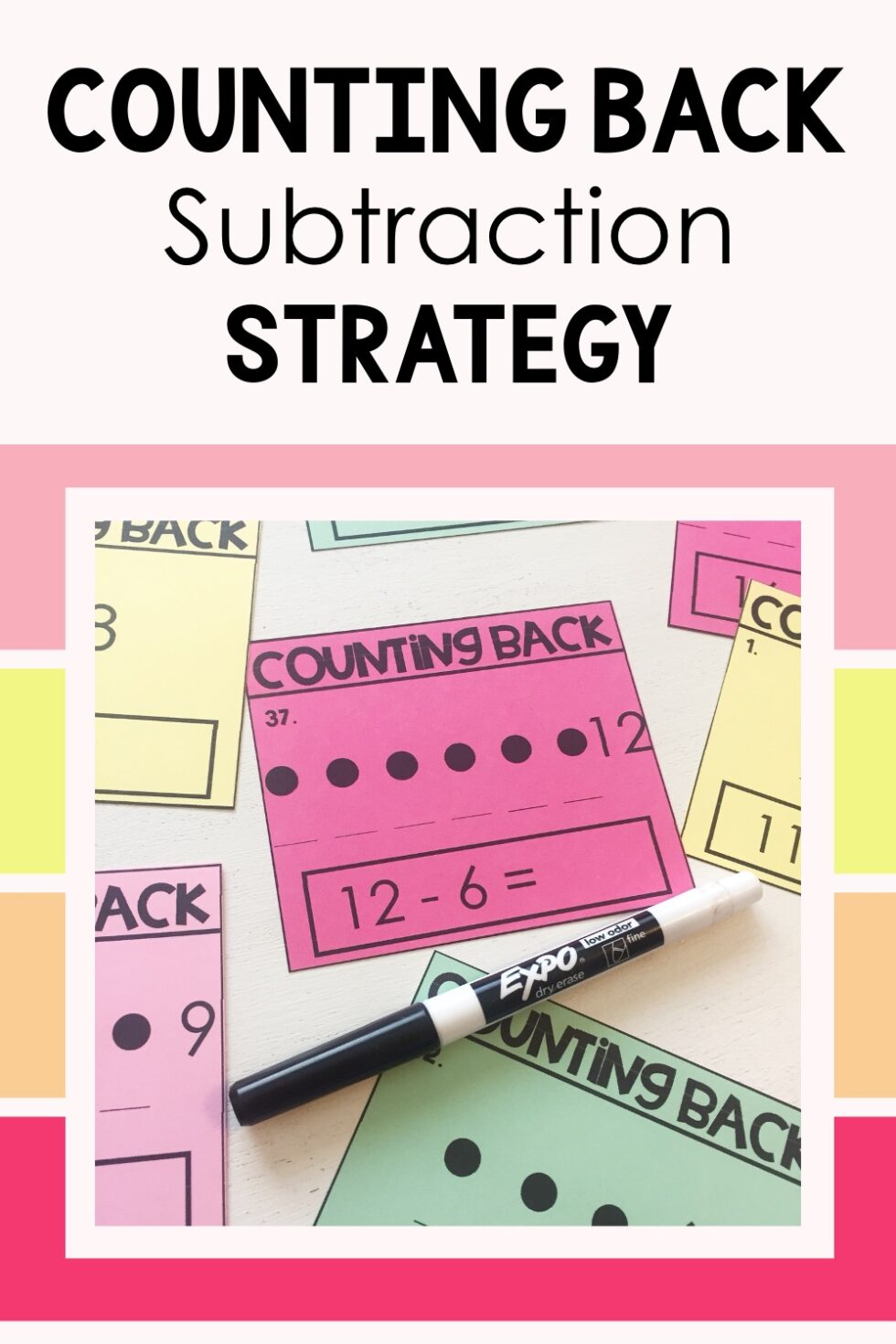 How To Teach The Counting Back Strategy So Students Understand ...