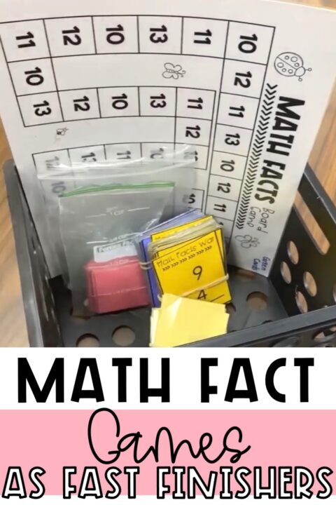 The Best Ways to Use Math Fact Games for 2nd Graders - Teaching with ...