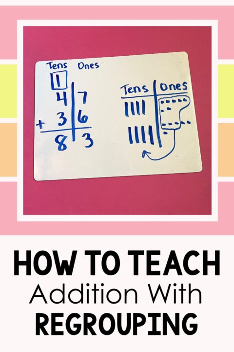 How to Best Teach Addition With Regrouping - Teaching with Kaylee B