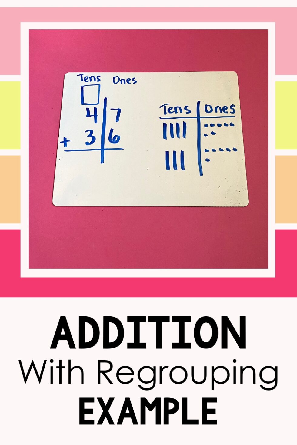 How to Best Teach Addition With Regrouping - Teaching with Kaylee B