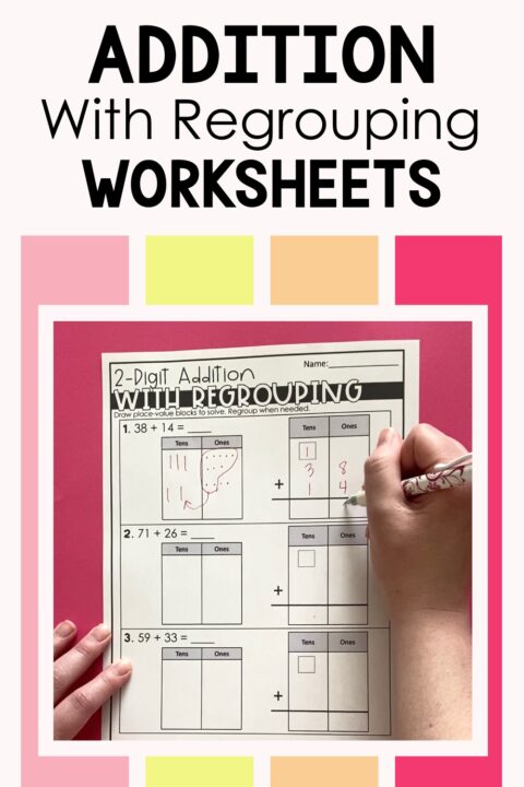 How to Best Teach Addition With Regrouping - Teaching with Kaylee B