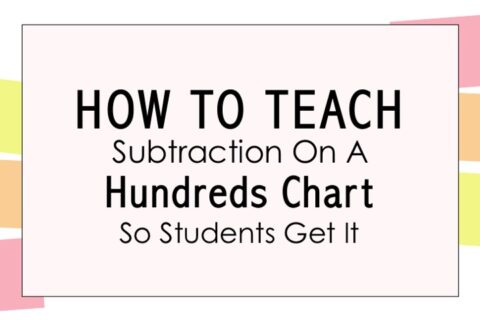 How to Teach Subtraction on a Hundreds Chart so Students Get It ...
