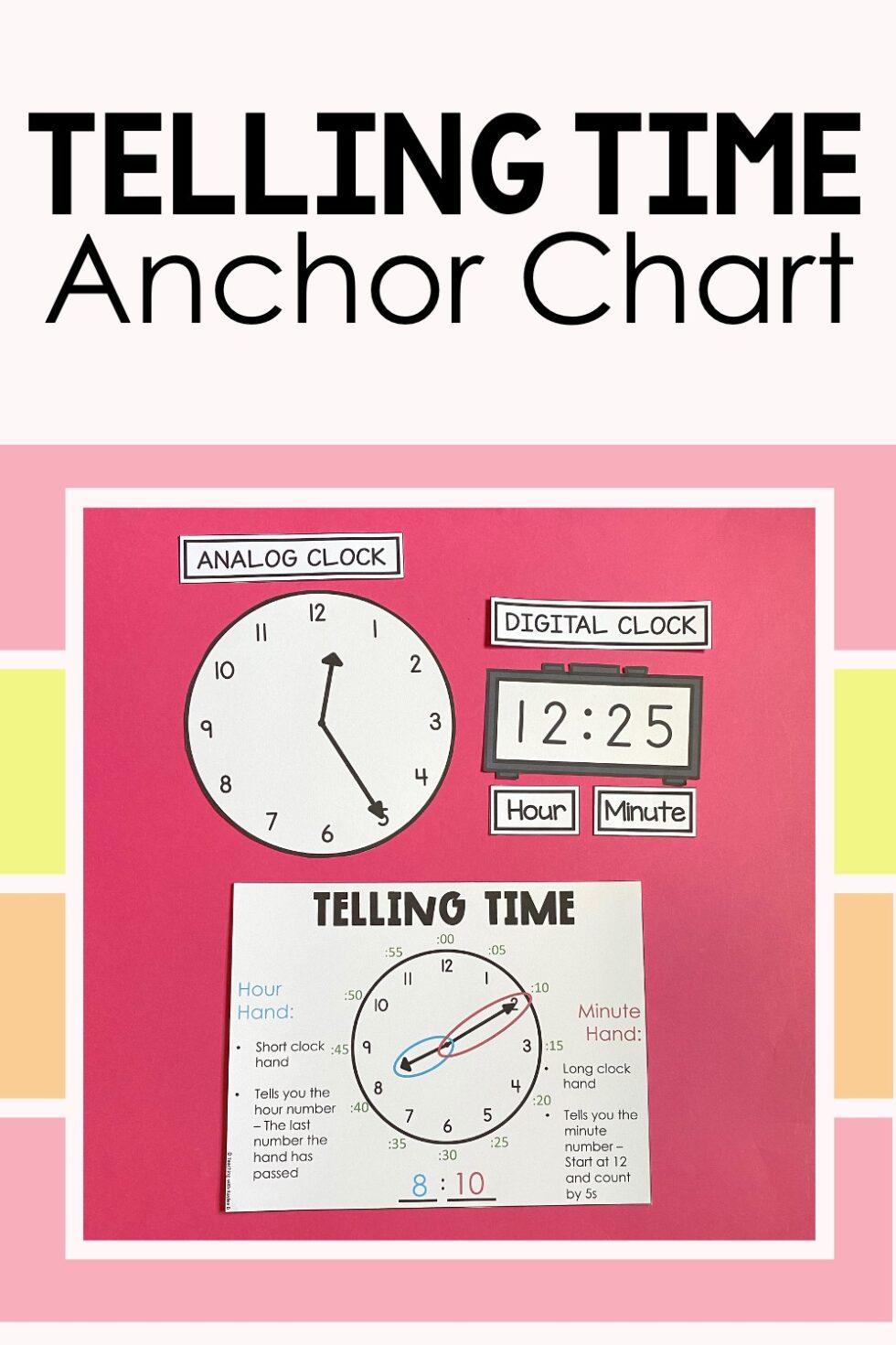 5 Telling the Time Activities to Help Your Students Understand Analog ...