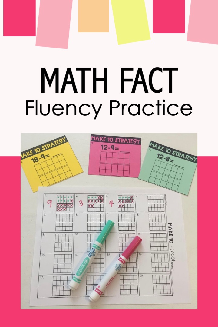 5 Important Math Fact Fluency Strategies 1st And 2nd Grade Students