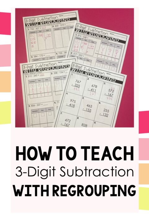 How to Teach 3-Digit Subtraction with Regrouping: Expert Strategies for ...