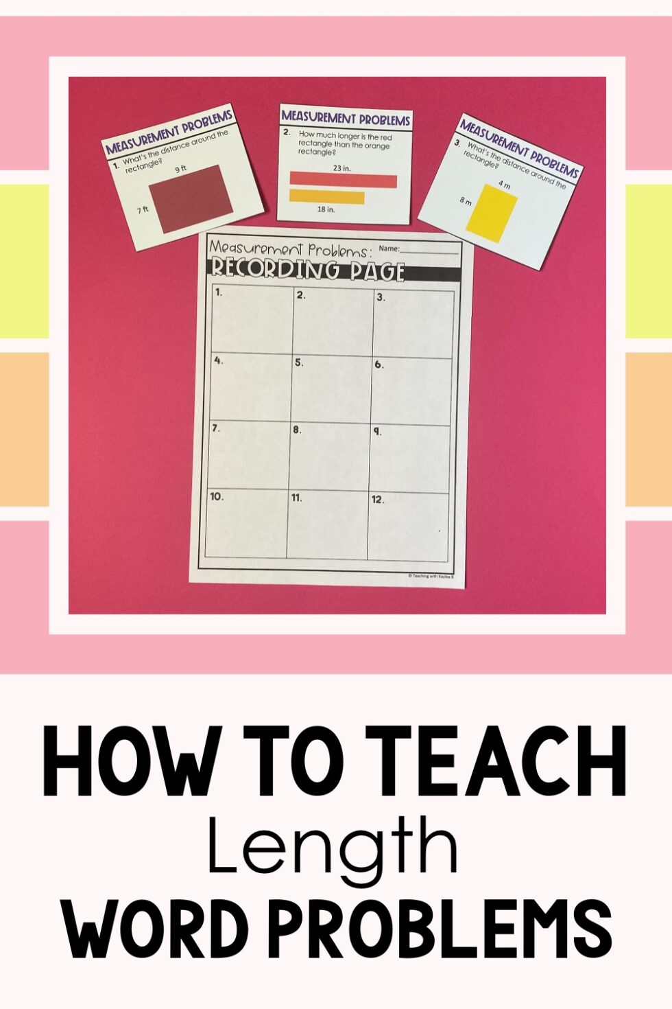 Measurement Word Problems: 3 Lessons You Need to Teach With Word ...