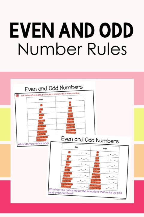 Odd and Even Numbers: Help 2nd Grade Students Spot Patterns in Numbers ...