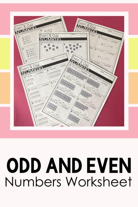Odd and Even Numbers: Help 2nd Grade Students Spot Patterns in Numbers ...