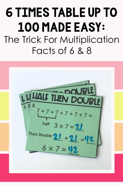 6 Times Table up to 100 Made Easy: The Trick for Multiplication Facts ...