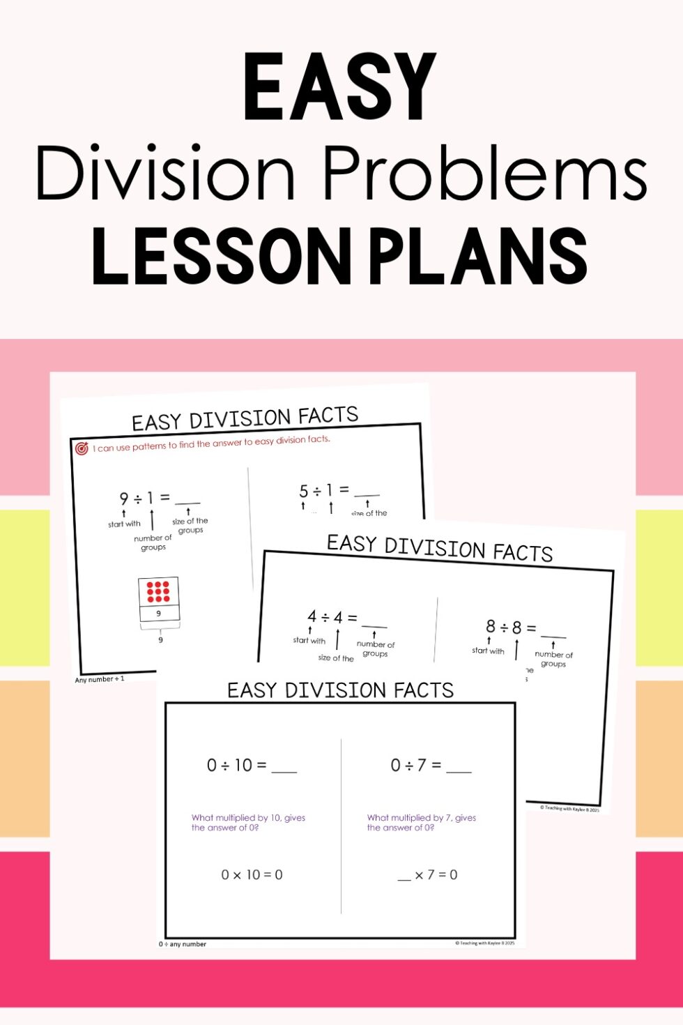 Easy Division Facts: How to Teach Them With Meaning so Students Never ...